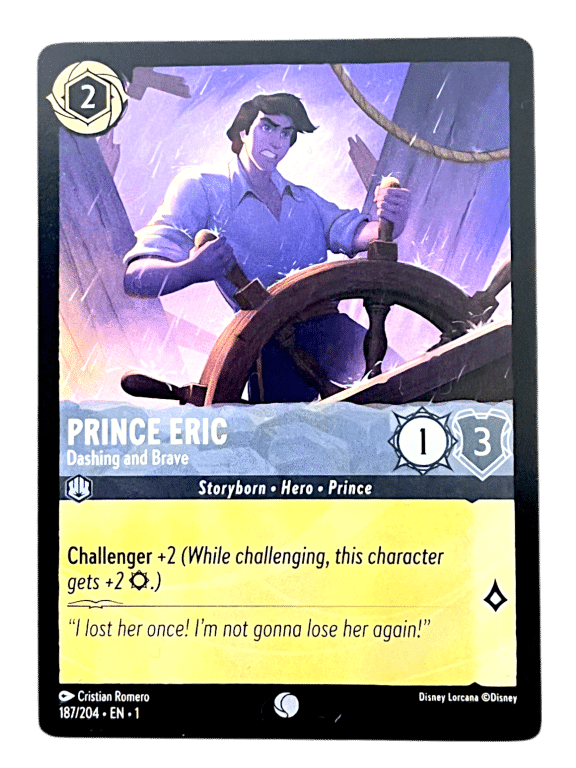 Disney Lorcana The First Chapter - Prince Eric Dashing and Brave ...