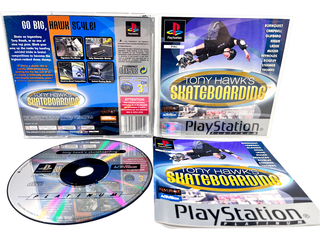 Tony Hawk's Skateboarding (PS1) *MINT COMPLETE* - Appleby Games