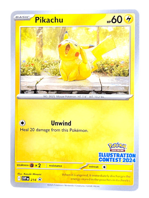 POKEMON TCG - Pikachu Illustration Contest Winner 2024 - Appleby Games