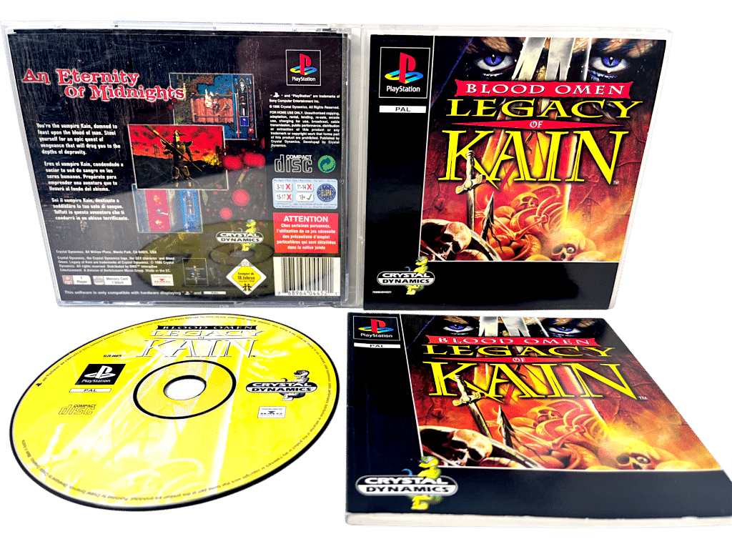 Blood Omen: Legacy of Kain (PS1) *EXCELLENT + COMPLETE* - Appleby Games