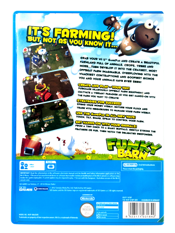 FUNKY BARN (Wii U) *MINT COLLECTOR'S* - Appleby Games