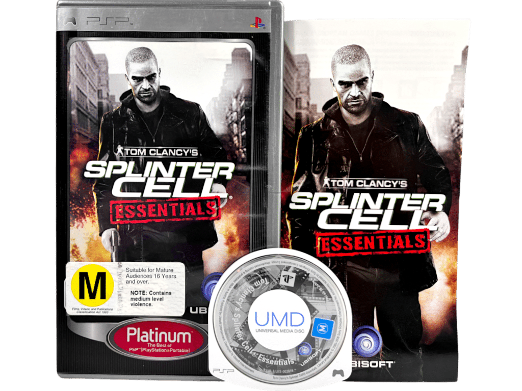Tom Clancy's Splinter Cell Essentials (PSP) *MINT COMPLETE* - Appleby Games