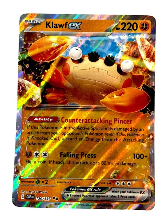 POKEMON TCG - Klawf EX 120/197 Obsidian Flames - Appleby Games