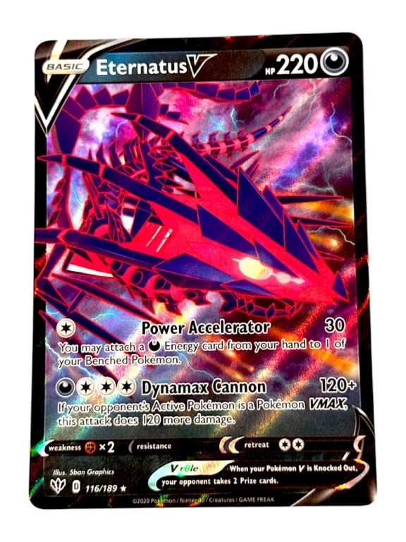 POKEMON TCG - Eternatus V 116/189 Darkness Ablaze - Appleby Games