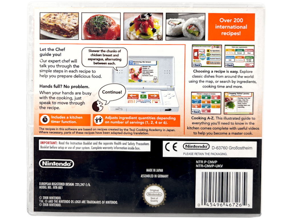 COOKING GUIDE: Can't Decide What to Eat? (NDS) *MINT COMPLETE ...
