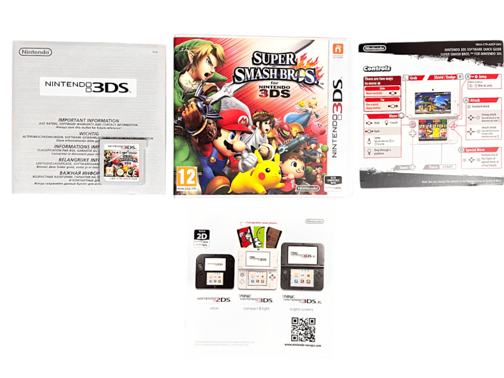 Super Smash Bros. for 3DS (ALTERNATE PRINT) *CASE + CONTENTS, NO ...