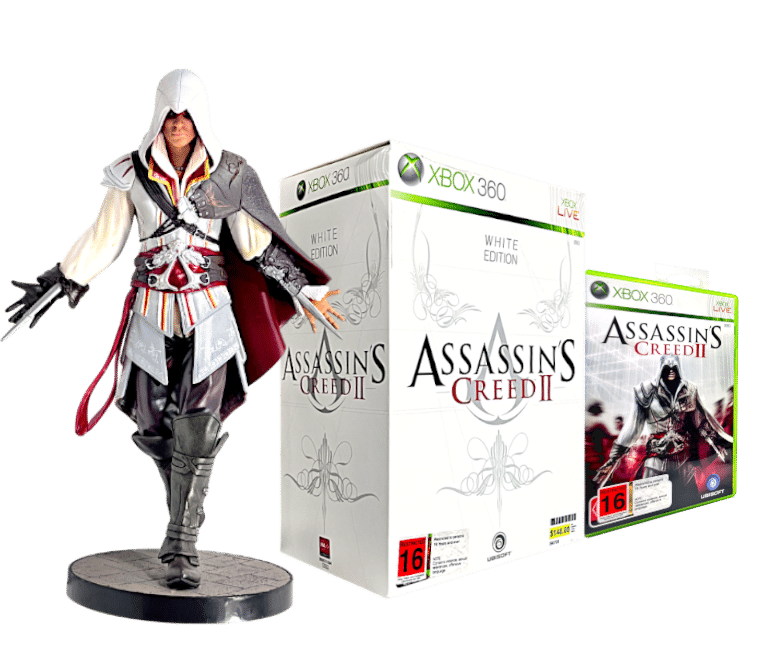 Assassin's Creed 2 WHITE EDITION (BOXED COLLECTOR'S STATUE EDITION ...