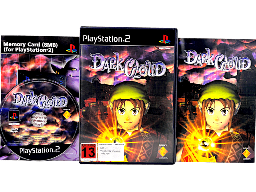 DARK CLOUD (PS2) *MINT COMPLETE* - Appleby Games