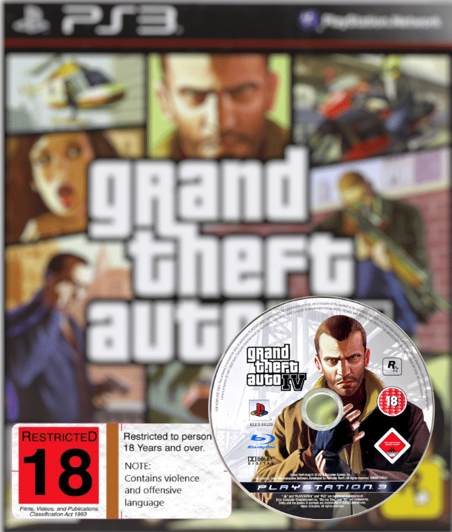 Grand Theft Auto IV (Grand Theft Auto 4) PS3 *DISC ONLY - EXCELLENT ...