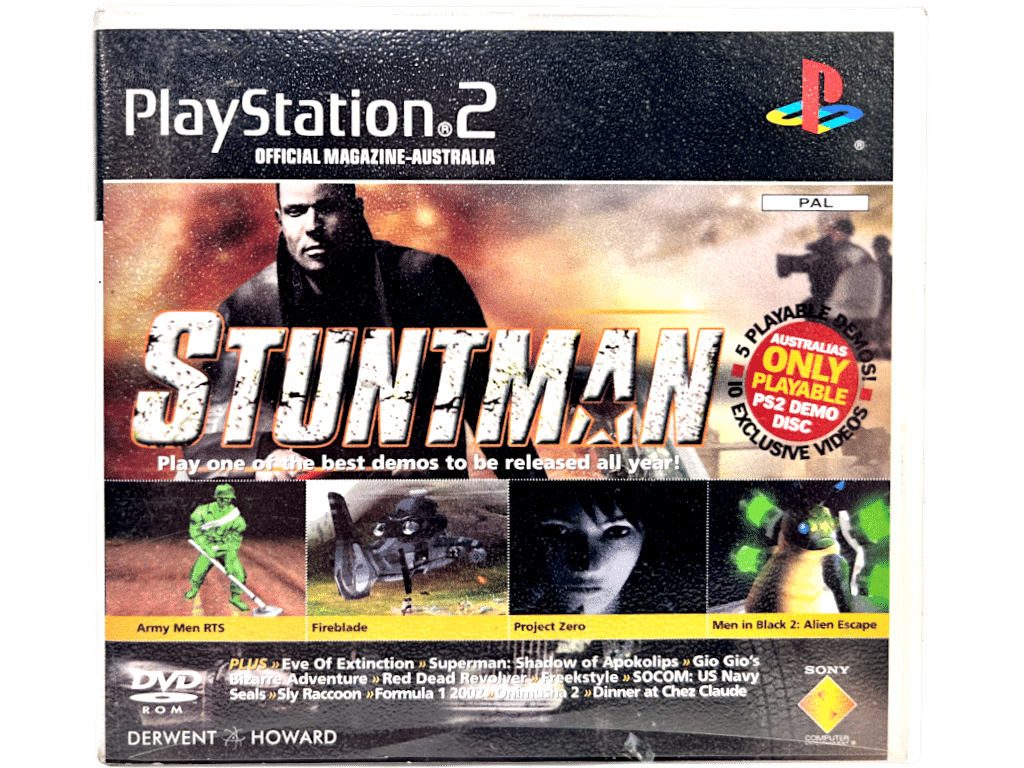 PlayStation 2 Magazine DEMOS DISC STUNTMAN Promo (PS1) - Appleby Games
