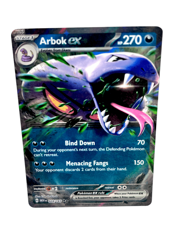 POKEMON TCG - ARBOK EX 024/165 Pokemon 151 - Appleby Games