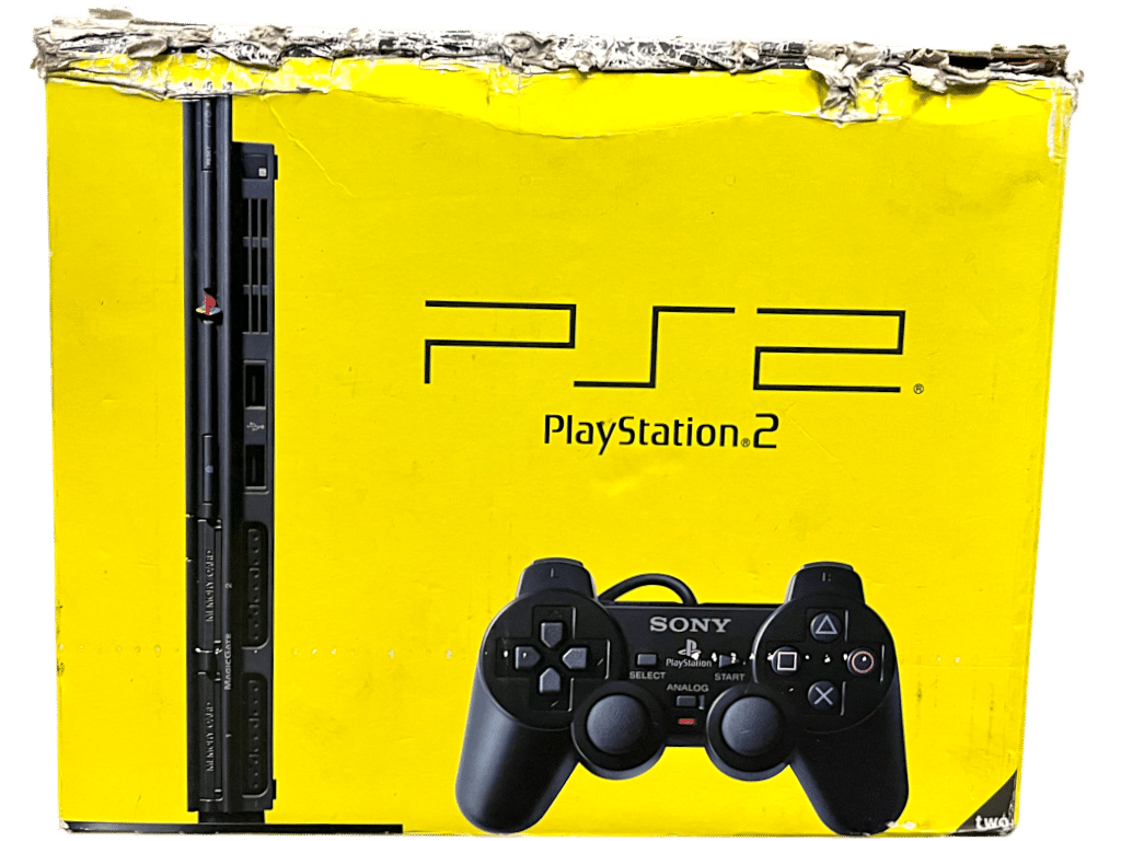 PS2 Slim Console + Genuine Sony Controller *BOXED* - Appleby Games