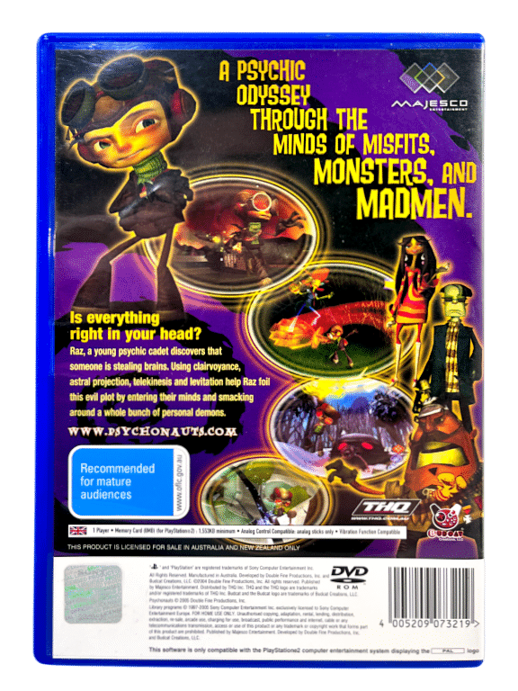 PsychoNauts (PS2) *MINT COLLECTOR'S* - Appleby Games