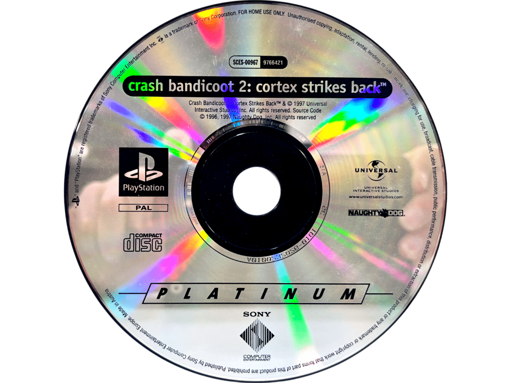 CRASH BANDICOOT 2: CORTEX STRIKES BACK (PS1) - Appleby Games