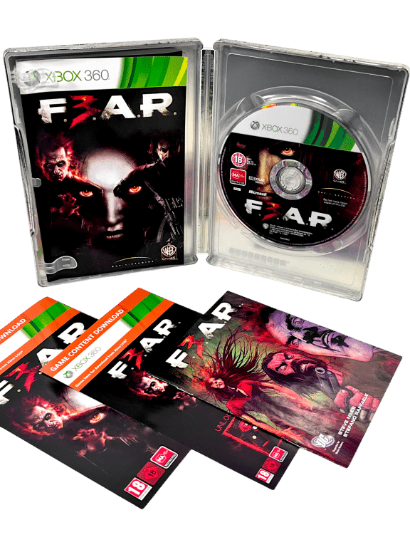FEAR 3 (F3AR) F.E.A.R. 3 (Xbox 360) *RARE STEEL COLLECTOR'S EDITION ...