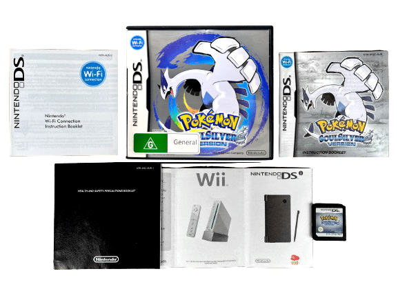 Pokemon SoulSilver (DS GENUINE NZ PRINT) *MINT COMPLETE* - Appleby Games