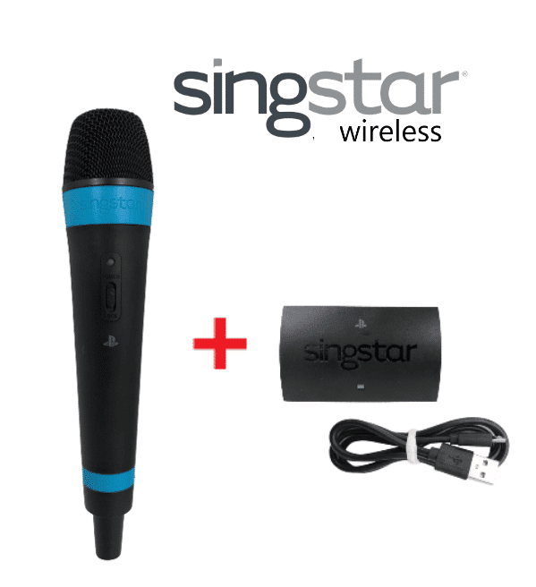 WIRELESS SingStar Microphone + Wireless Adapter (PS4 / PS3 / PS2 ...