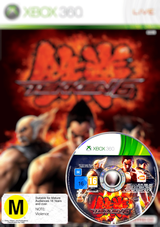 Short Sleeve Summer Top Tekken 6 For Xbox 360 - Fighting Game With ...