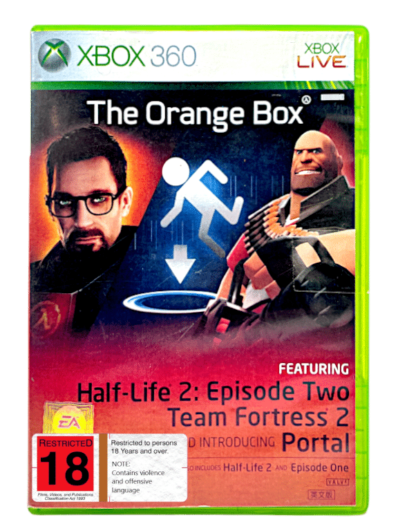Half-Life 2 The ORANGE BOX (Half Life 2) XBox 360 *DISC EXCELLENT ...