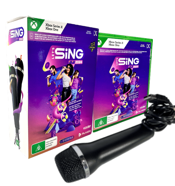 Let's Sing 2024 (Xbox One & Series X) *MICROPHONE + GAME BOX SET ...