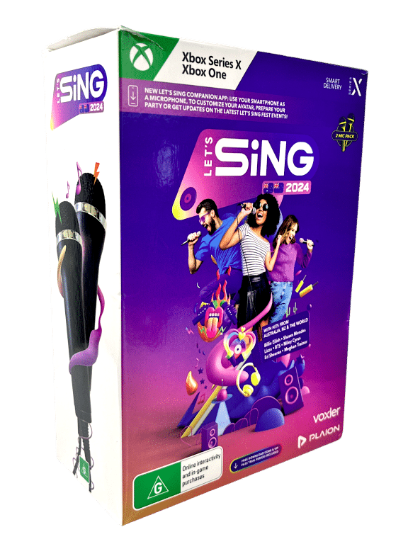 Let's Sing 2024 (Xbox One & Series X) *MICROPHONE + GAME BOX SET ...
