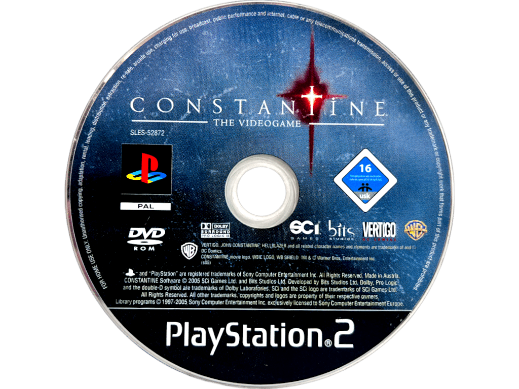 CONSTANTINE The Video Game (PS2) *TIDY & COMPLETE* - Appleby Games