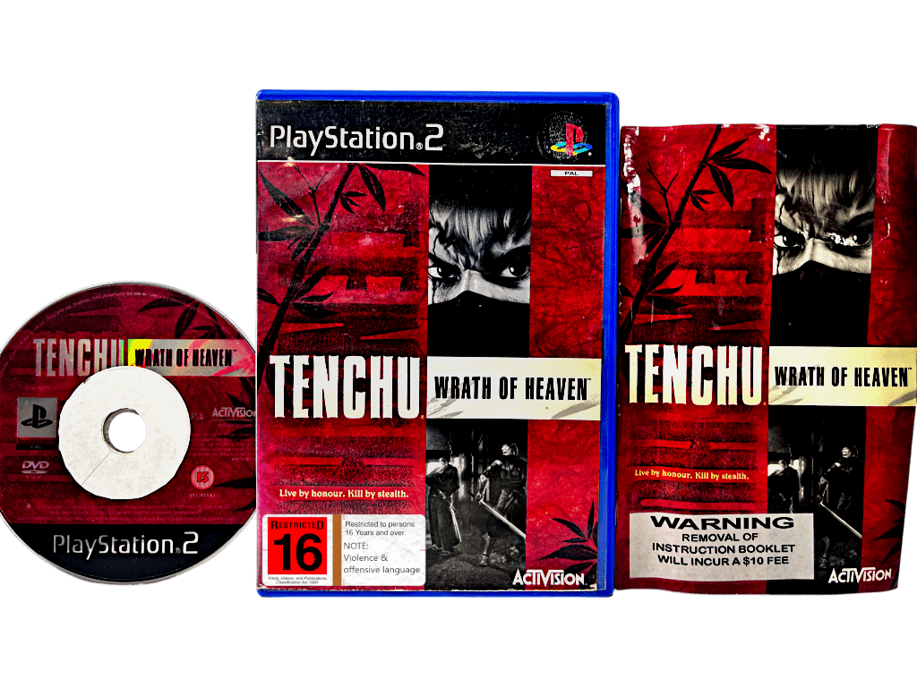 TENCHU Wrath of Heaven (PS2) *COMPLETE* - Appleby Games