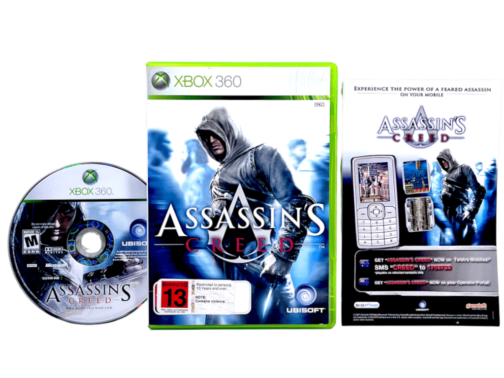 Assassin's Creed (Original Print) XBox 360 *2 DISCS: SOUNDTRACK + GAME ...