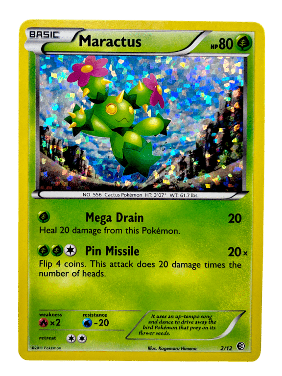 POKEMON TCG - Maractus #002/012 Cracked Ice Holo - Appleby Games