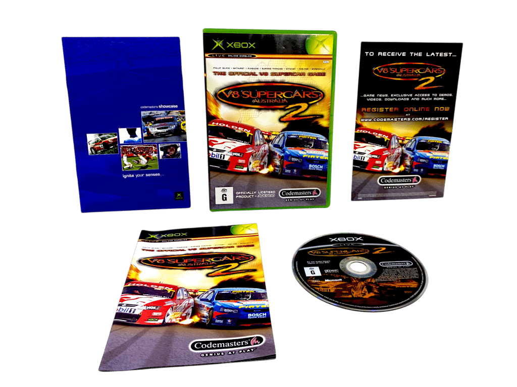 V8 Supercars Australia 2 Xbox *EXCELLENT & COMPLETE* - Appleby Games