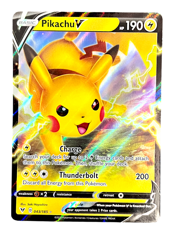 POKEMON TCG - Pikachu V #043/185, Battle Academy 2022 - Appleby Games