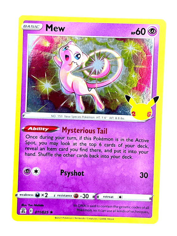 POKEMON TCG - Mew #011/025, Celebrations - Appleby Games