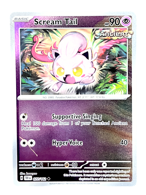 POKEMON TCG - Scream Tail #077/162, SV05: Temporal Forces - Appleby Games