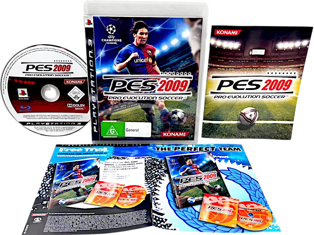 PES PRO EVOLUTION SOCCER 2009 (PS3) *AS NEW - MINT COLLECTOR'S ...