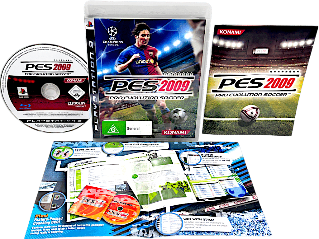 PES PRO EVOLUTION SOCCER 2009 (PS3) *AS NEW - MINT COLLECTOR'S ...