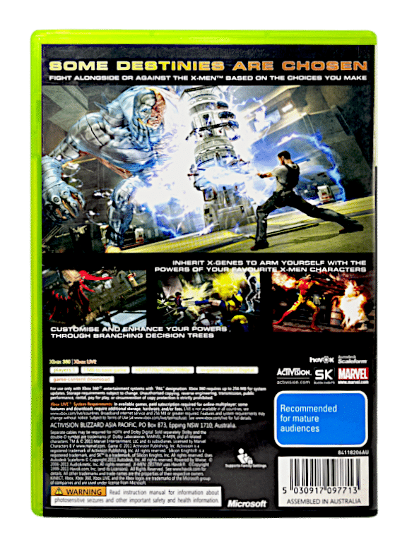 X-Men DESTINY (Xbox 360) *EXCELLENT + COMPLETE* - Appleby Games
