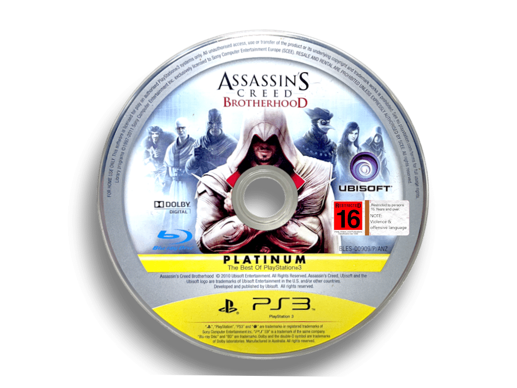Assassin's Creed: Brotherhood (PS3) disc only - Appleby Games