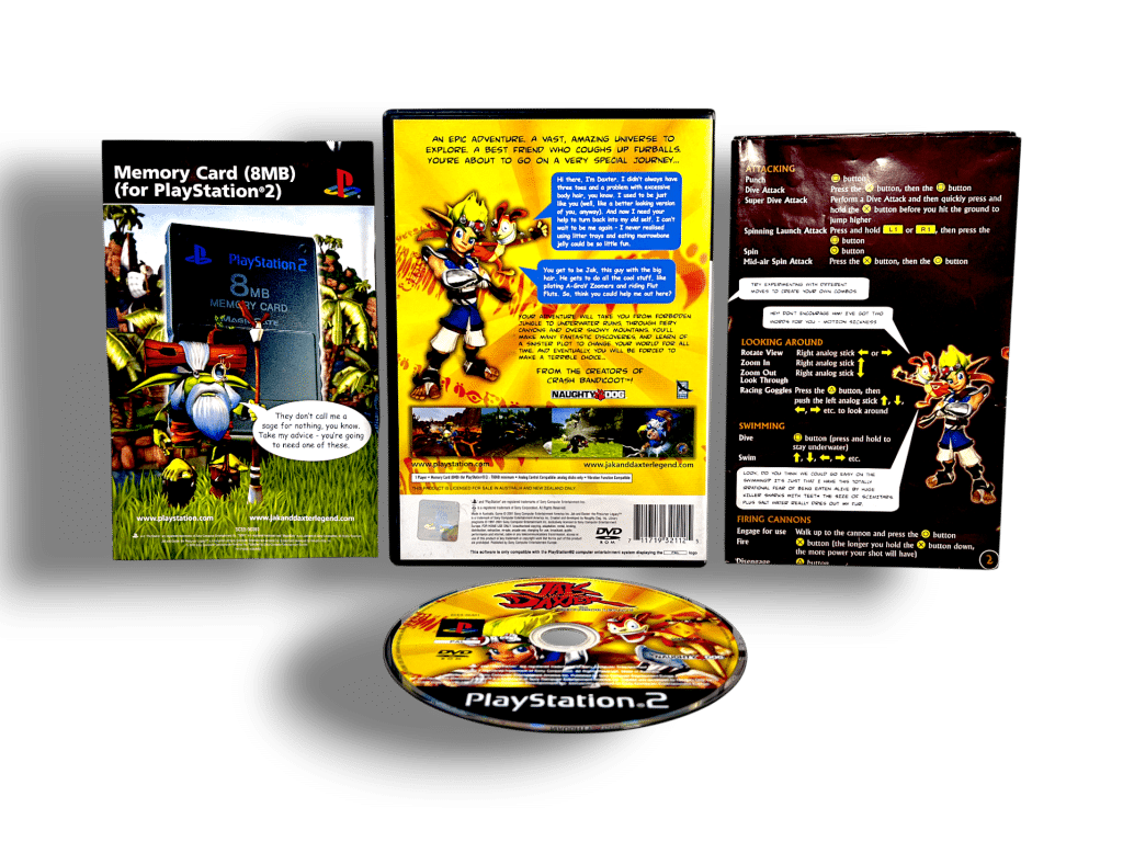 Jak and Daxter: The Precursor Legacy (PS2 ORIGINAL PRINT) *COMPLETE ...