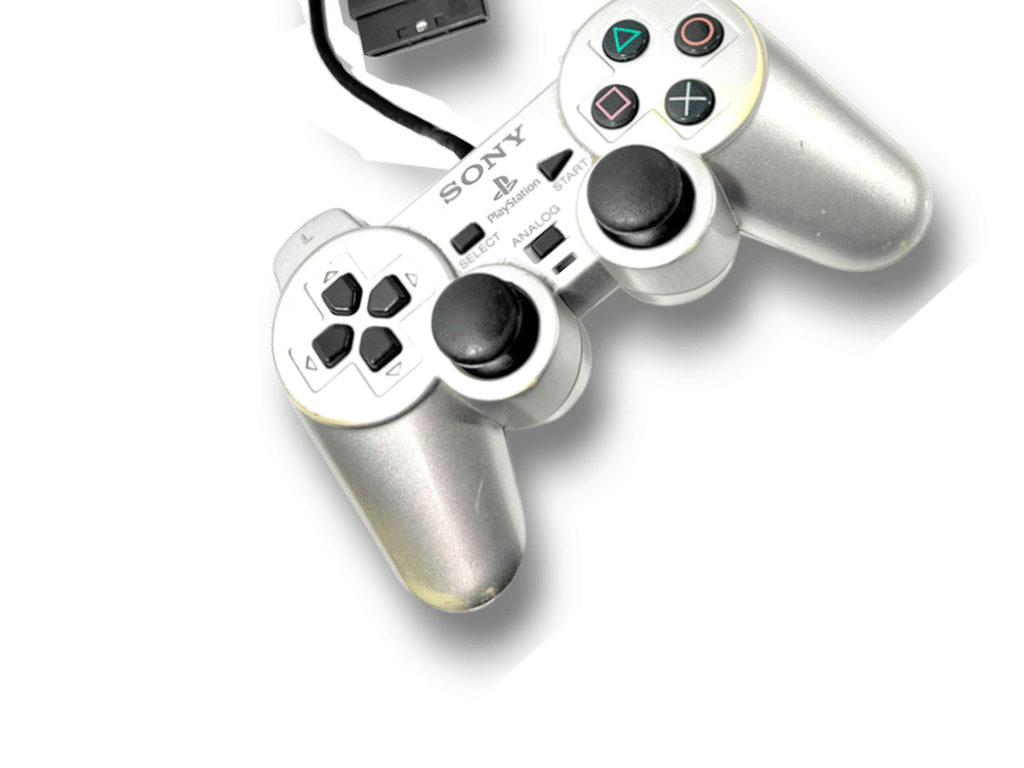 Sony PlayStation 2 DualShock Controller (Silver) - Appleby Games