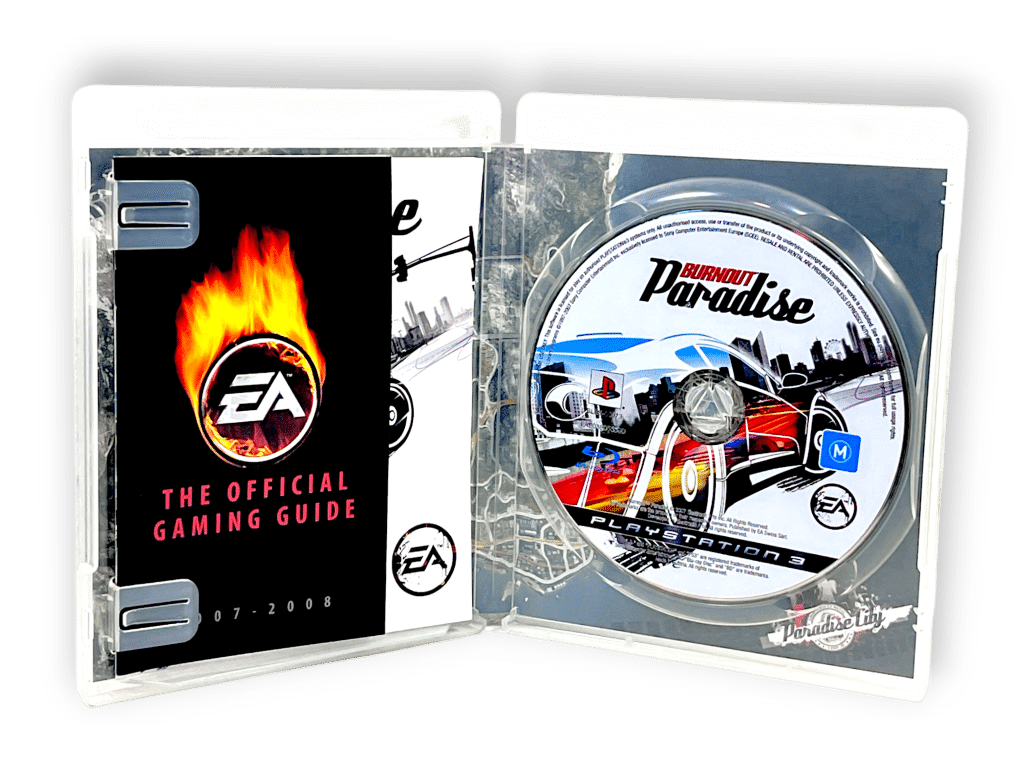 Burnout Paradise PS3 EA GUIDE INCLUDED *MINT COMPLETE* - Appleby Games