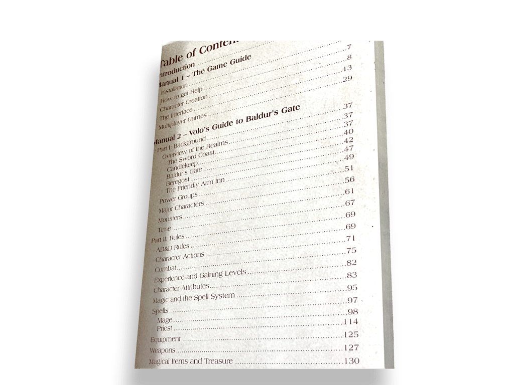 Forgotten Realms: Baldur's Gate - Volo's Guide to Baldur's Gate ...