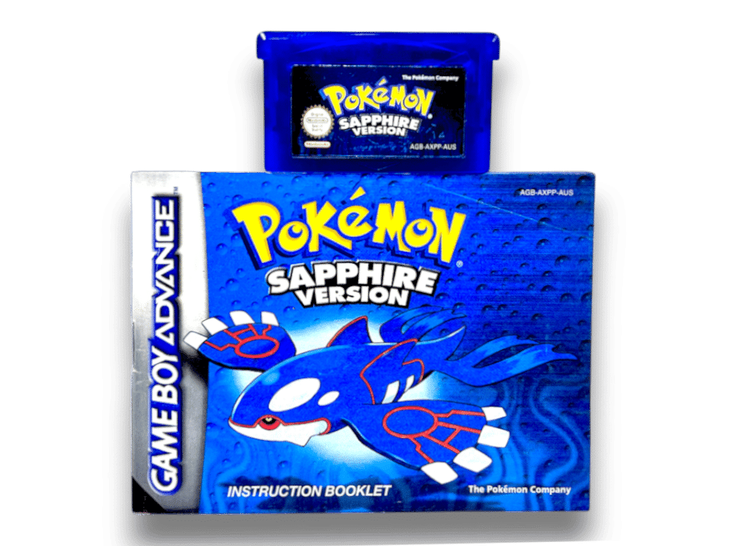 POKEMON SAPPHIRE VERSION (GBA) *INCLUDES MANUAL* - Appleby Games