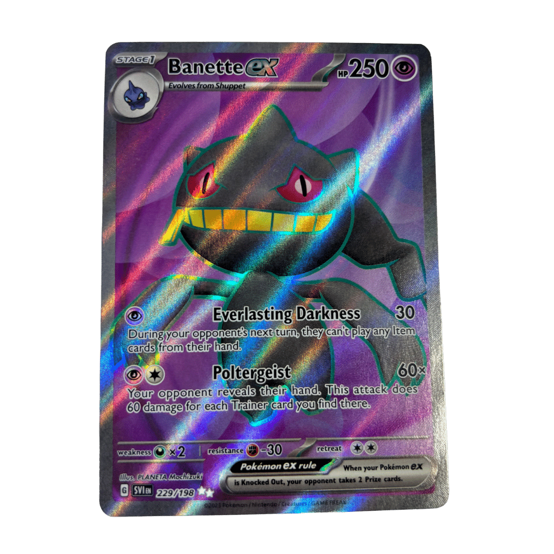 POKEMON TCG - Banette EX (229/198) Scarlet and Violet Base Set ...
