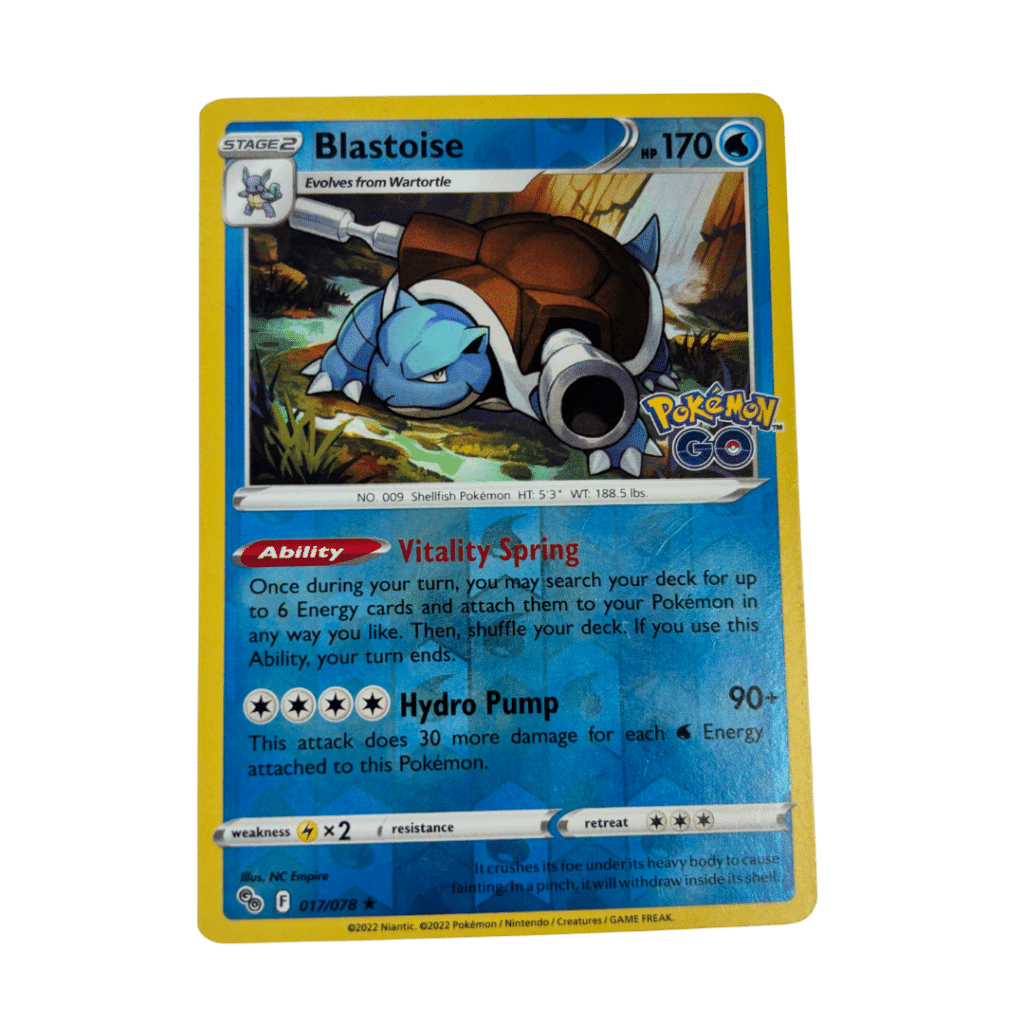 POKEMON TCG - Blastoise (017/078) Pokemon Go - Appleby Games