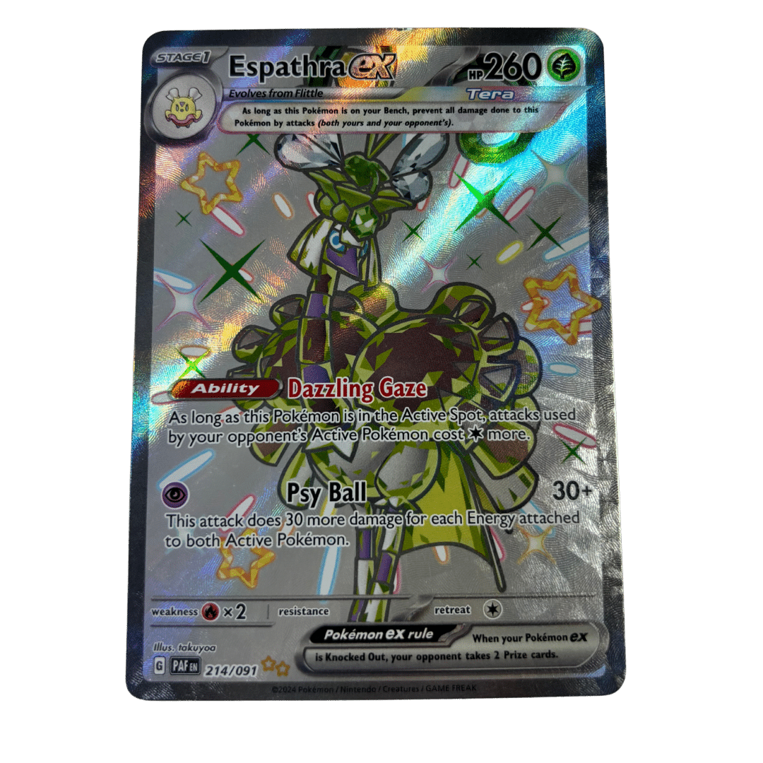 POKEMON TCG - Espathra EX (214/091) Paldean Fates - Appleby Games