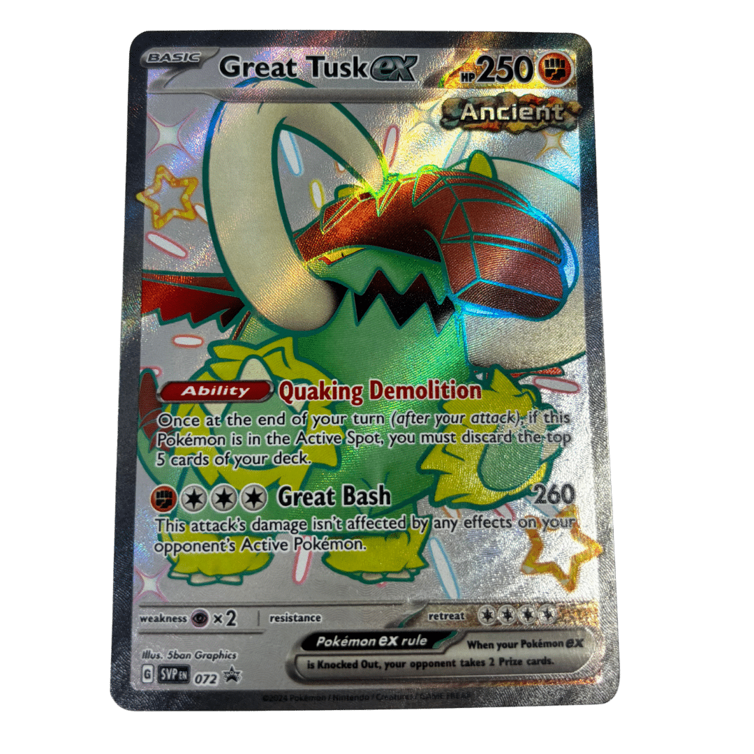 POKEMON TCG - Great Tusk EX (072) Scarlet and Violet Promo - Appleby Games