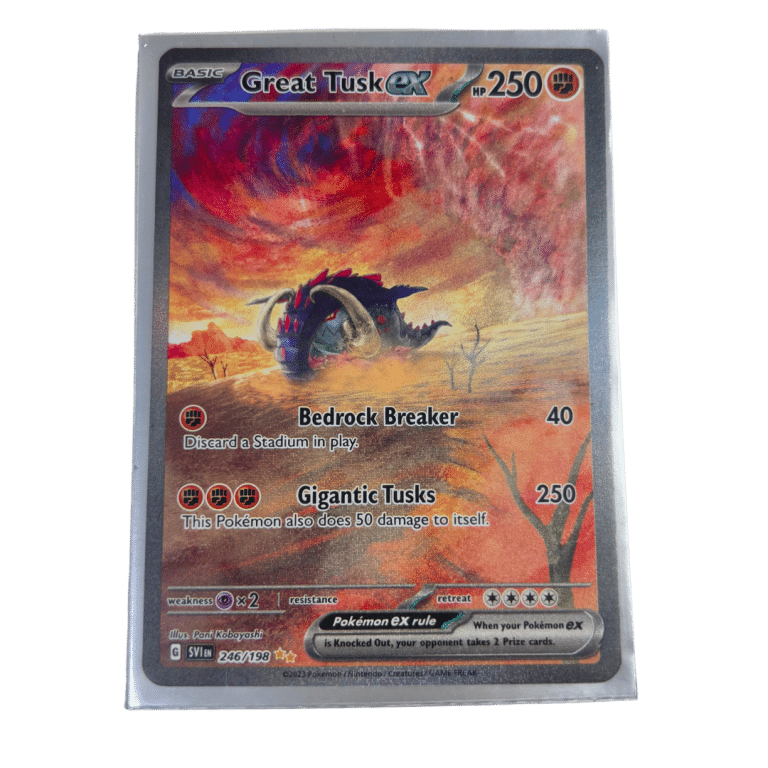 POKEMON TCG - Great Tusk EX (246/198) Scarlet and Violet Base Set ...