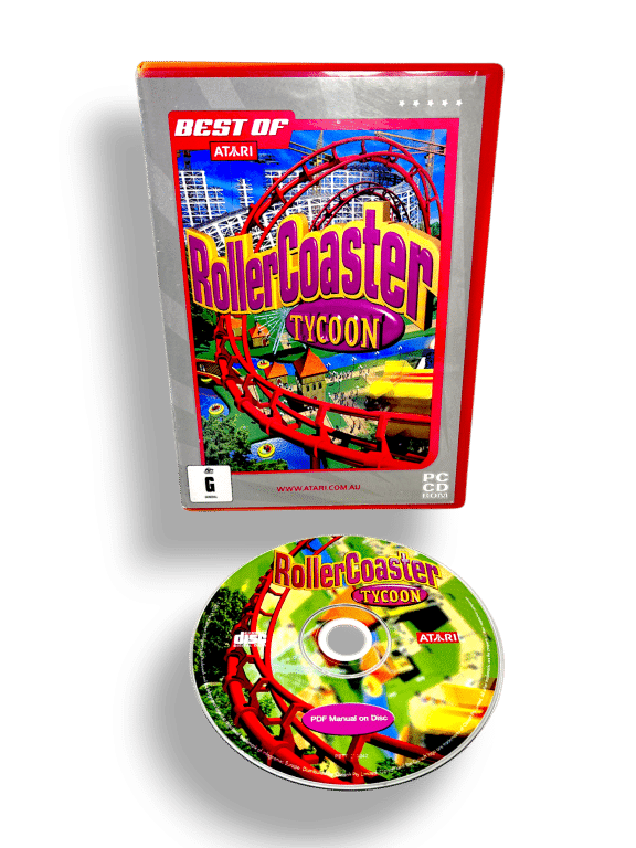 RollerCoaster Tycoon (PC) *INCLUDES ONE DISC ONLY* - Appleby Games