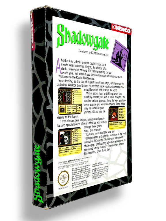 SHADOWGATE (NES) *BOXED & COMPLETE* - Appleby Games