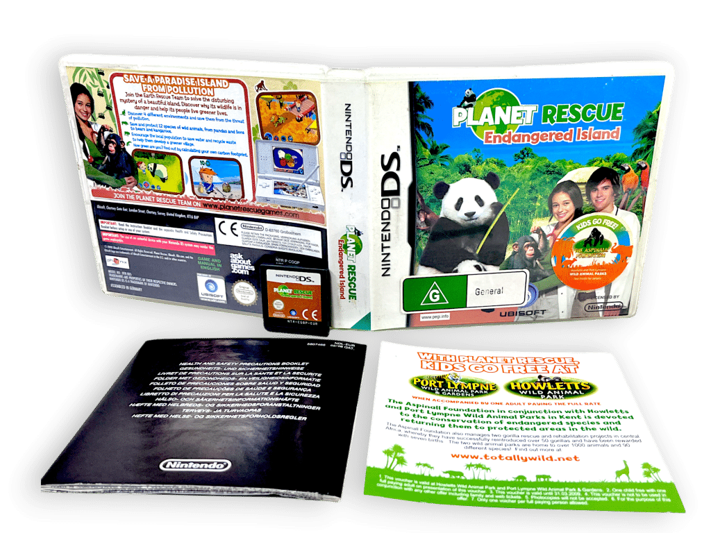 PLANET RESCUE: Endangered Island (Nintendo DS) *EXCELLENT & COMPLETE ...